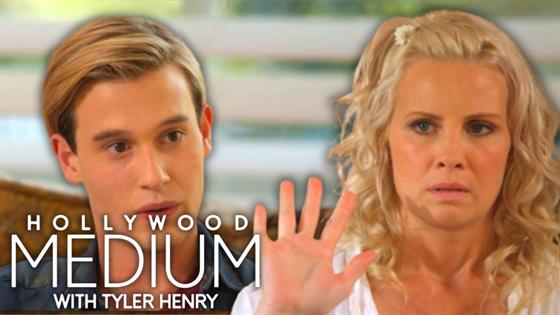 Monica Potter Halts Tyler Henry S Reading After Shocking Sign From Father
