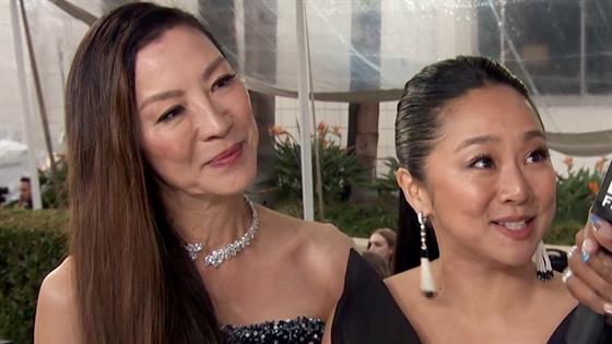 Michelle Yeoh & Stephanie Hsu Talk Everything Everywhere All at Once