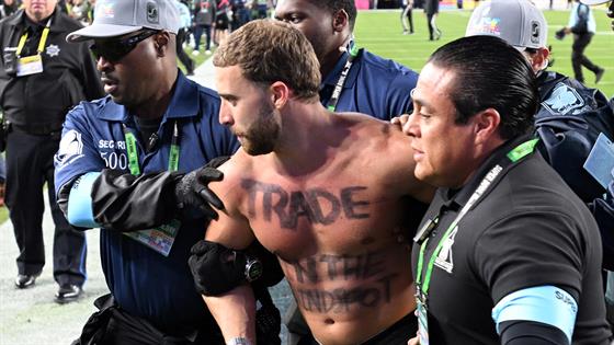 You Might’ve Missed the Streaker on the Field at Super Bowl 2026