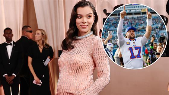 Pregnant Hailee Steinfeld's Husband Josh Allen Reacts to Her Golden ...