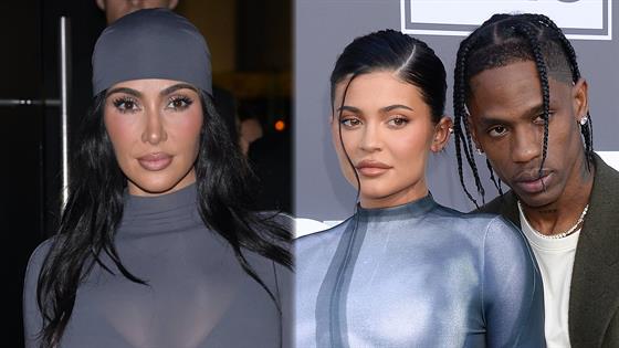 Kim Kardashian and Kris Jenner Reunite With Kylie Jenner's Ex Travis Scott