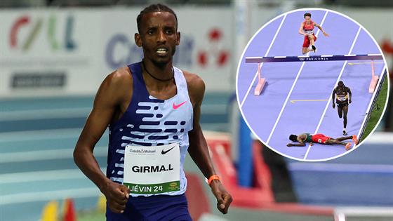 Olympics 2024: Runner Lamecha Girma Carried Off On Stretcher After ...