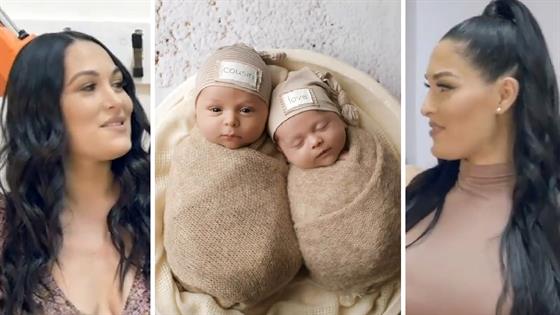 Buddy & Matteo Pose for First Baby Pictures - Cuteness Alert!