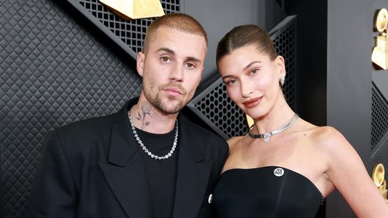 Justin Bieber, Hailey Bieber Twin at Grammys 2026, Their First Red ...